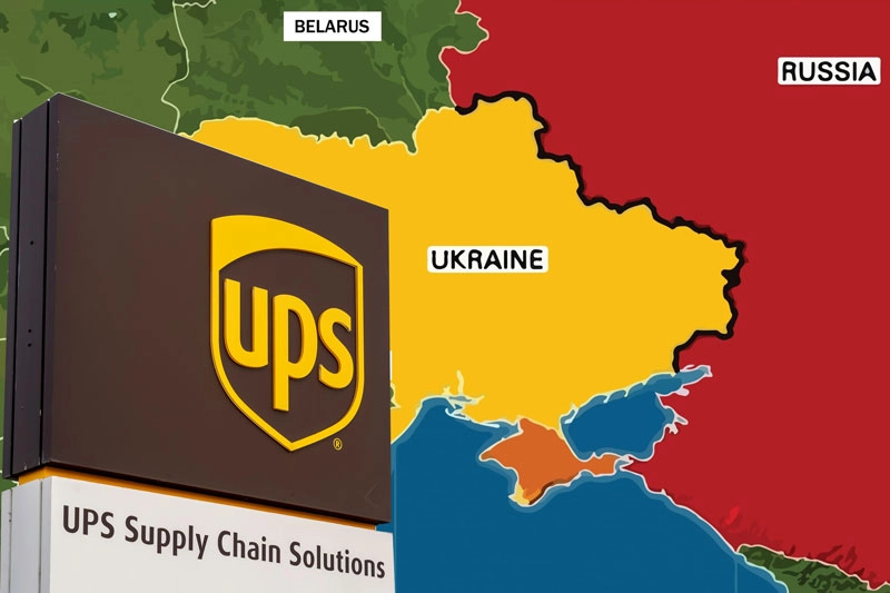 UPS: sospensione servizi in Russia, Bielorussia e Ukraina
