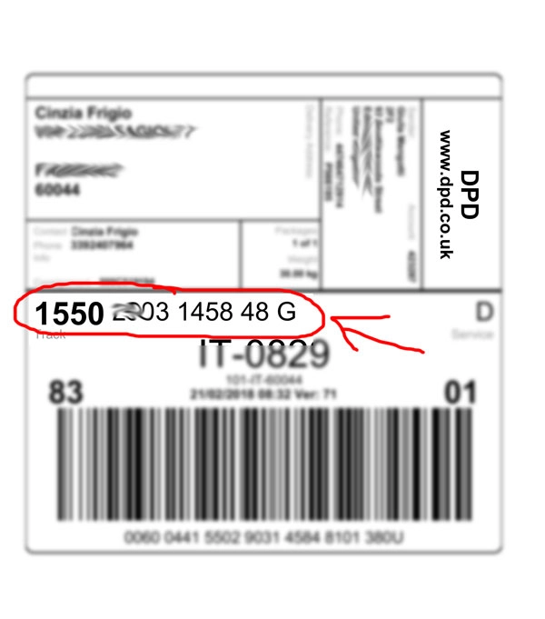 Tracciabilità pacco spedizione con corriere espresso